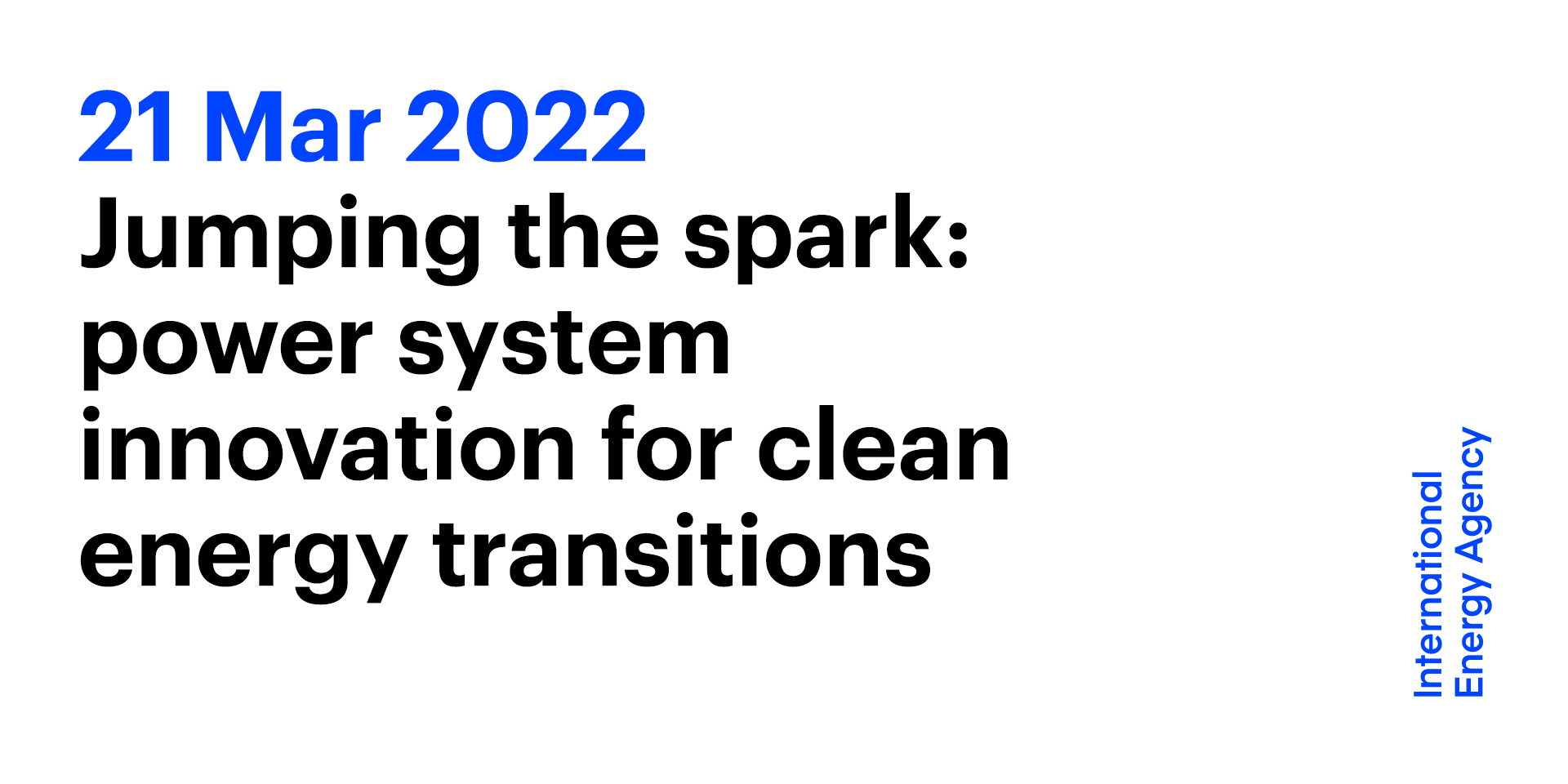 Jumping the spark: how can innovation in the power system accelerate ...
