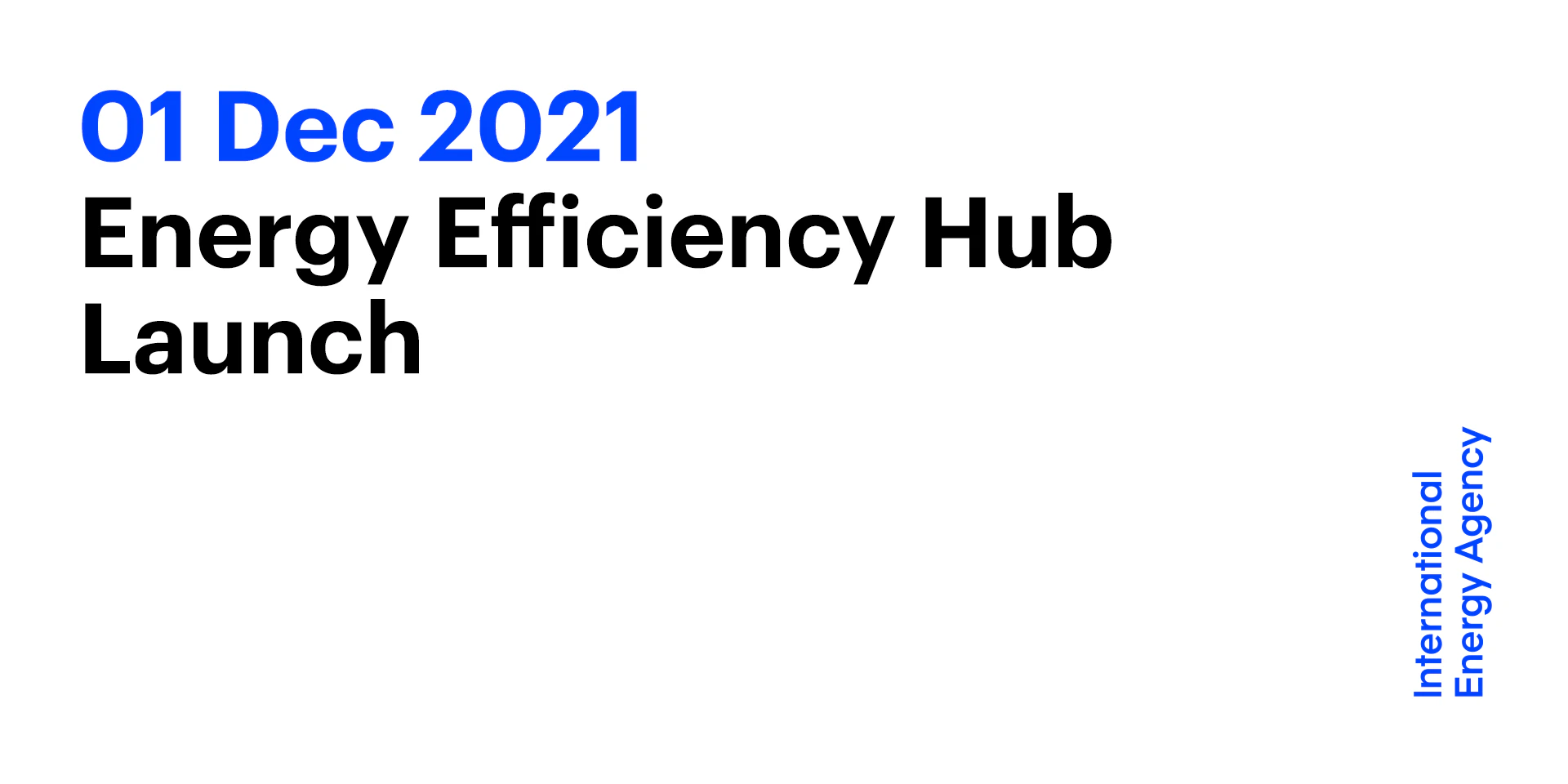 Energy Efficiency Hub Launch - Event - IEA